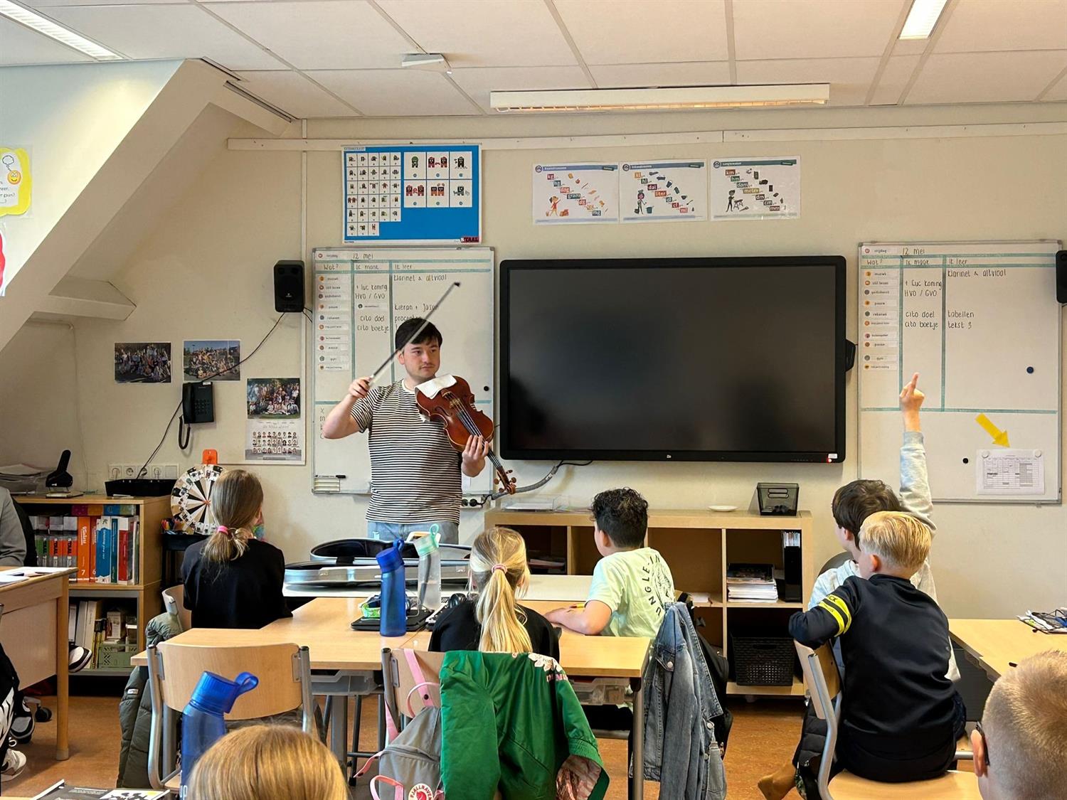 Kamermuziek in het klaslokaal - De Witte School